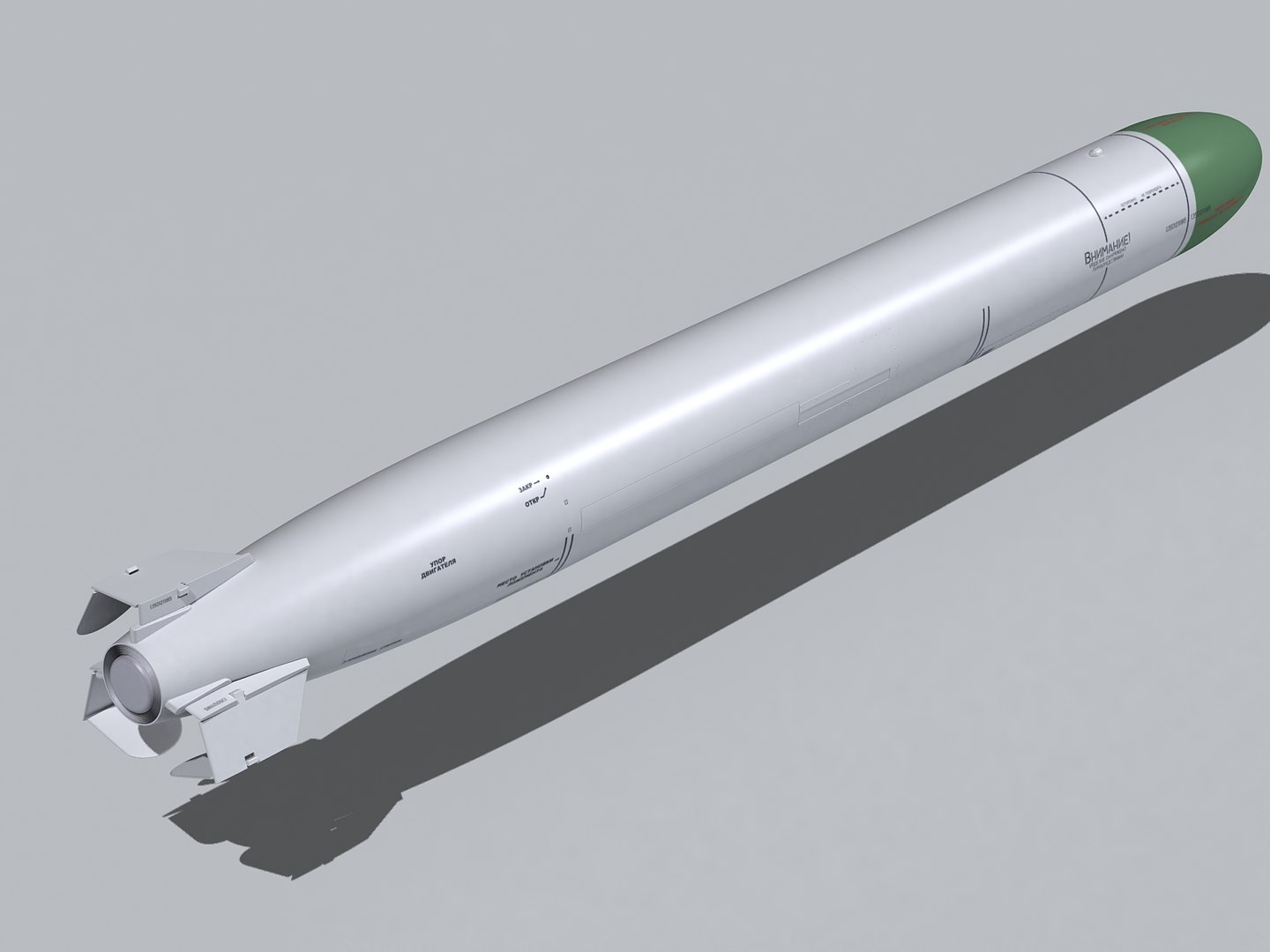 Kh-55 Missile 3d 3ds