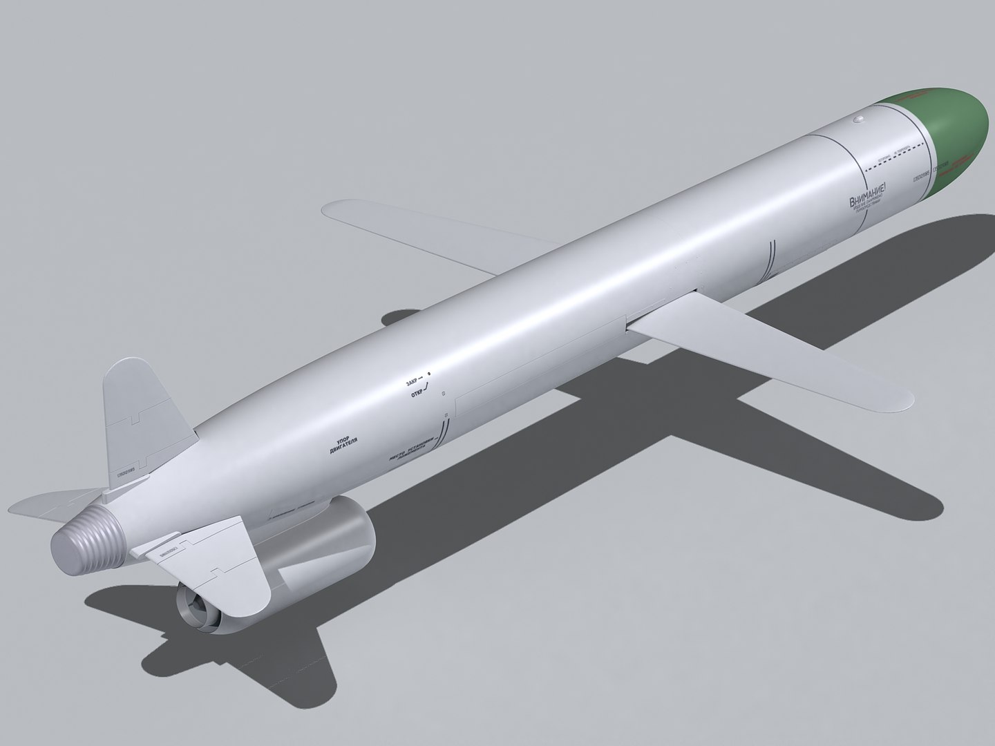 Kh-55 Missile 3d 3ds
