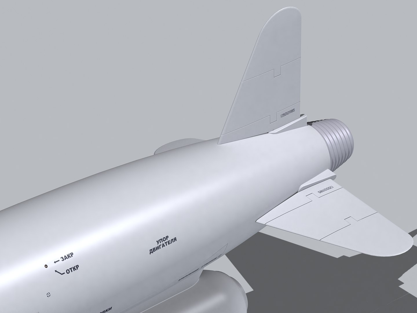 Kh-55 Missile 3d 3ds