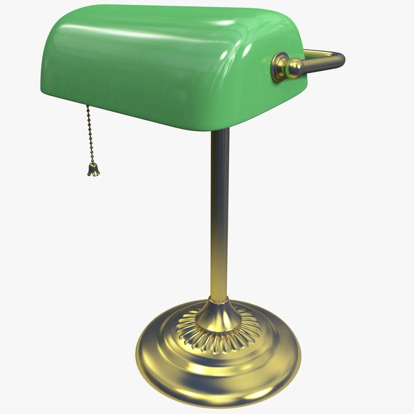 Banker Lamp 3D Models for Download | TurboSquid