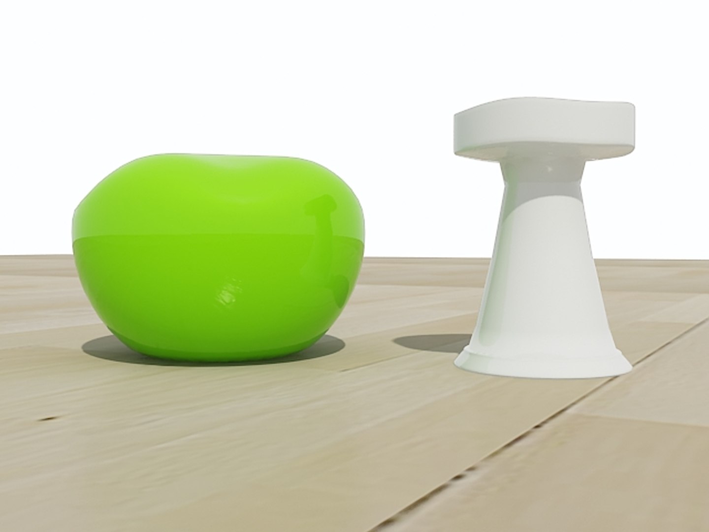 Drop Stool Mushroom 3d Model