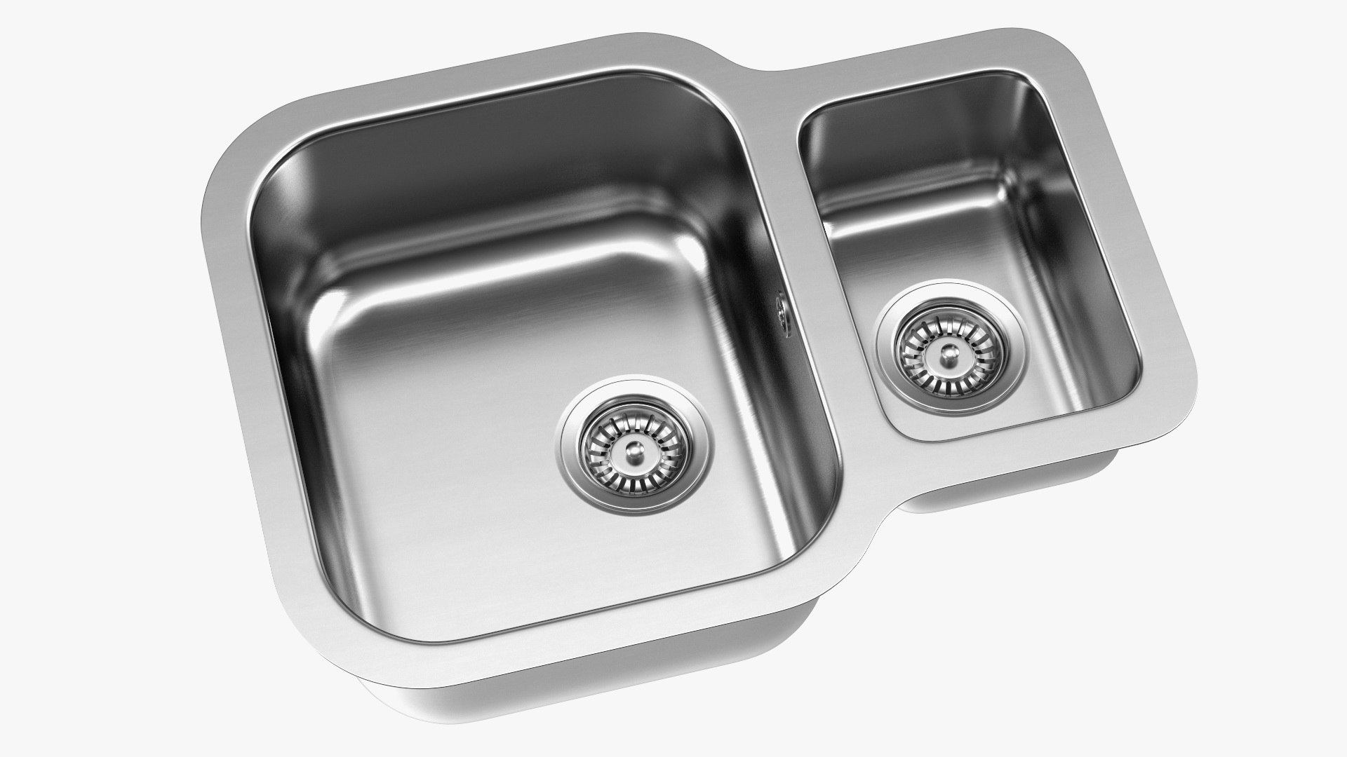 Undermount Double Bowl Kitchen Sink Model - TurboSquid 1735843