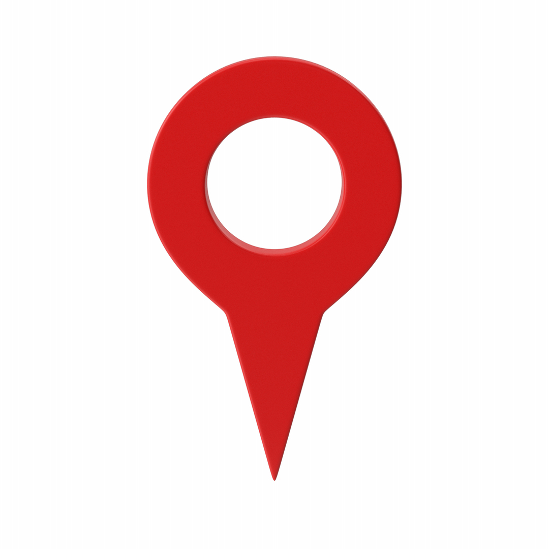 Red Map Pin Symbol 3D - TurboSquid 2193349
