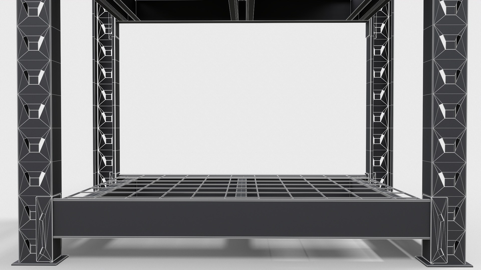 1 Ultra Heavy Duty Rack 1400 X 700 3D Model - TurboSquid 2053437