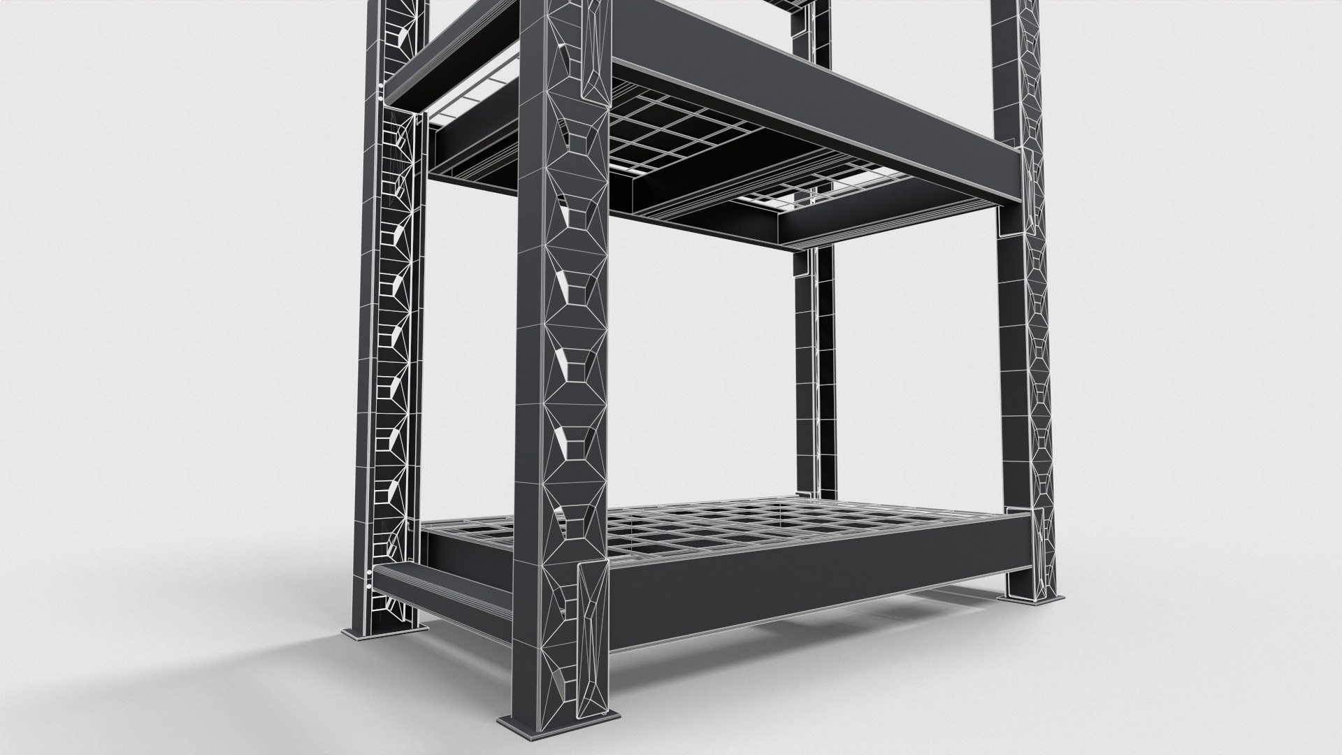 1 Ultra Heavy Duty Rack 1400 X 700 3D Model - TurboSquid 2053437