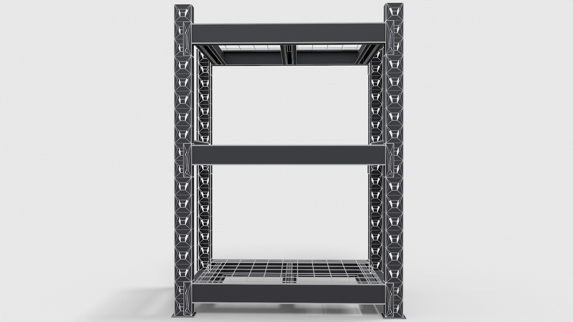 1 Ultra Heavy Duty Rack 1400 X 700 3D Model - TurboSquid 2053437