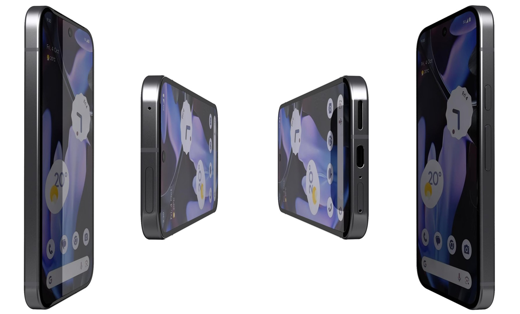 Google Pixel 9 Pro XL Obsidian 3D Model - TurboSquid 2269076