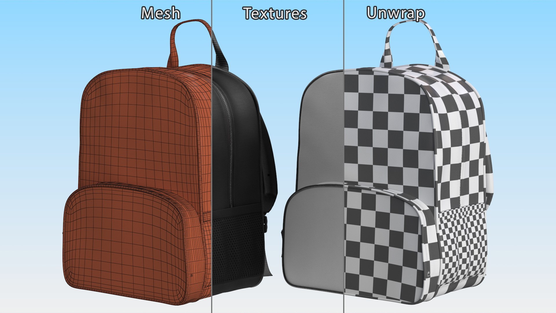 Modern Backpacks Collection 3D Model - TurboSquid 2356930
