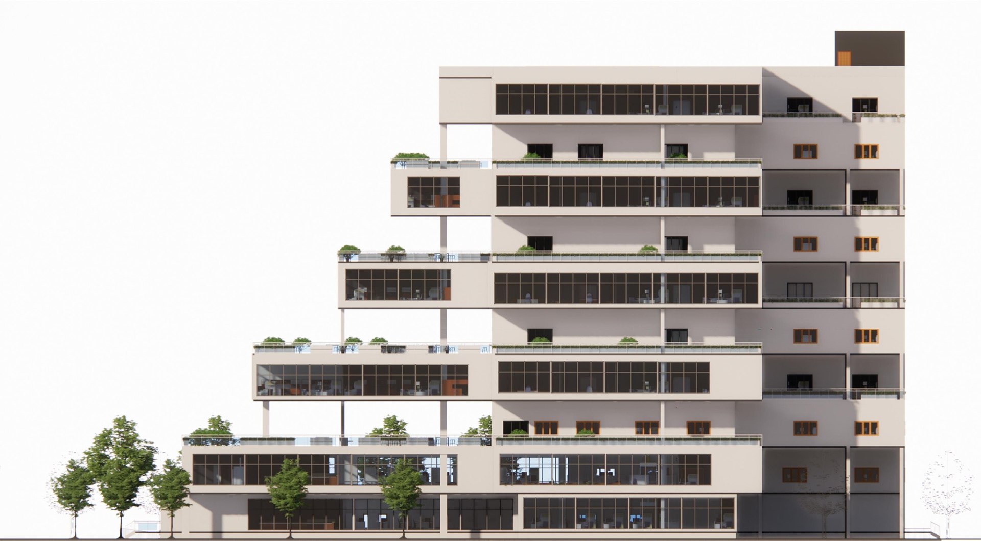 Revit Bank Headquarter Building Model 3D Model - TurboSquid 1852575