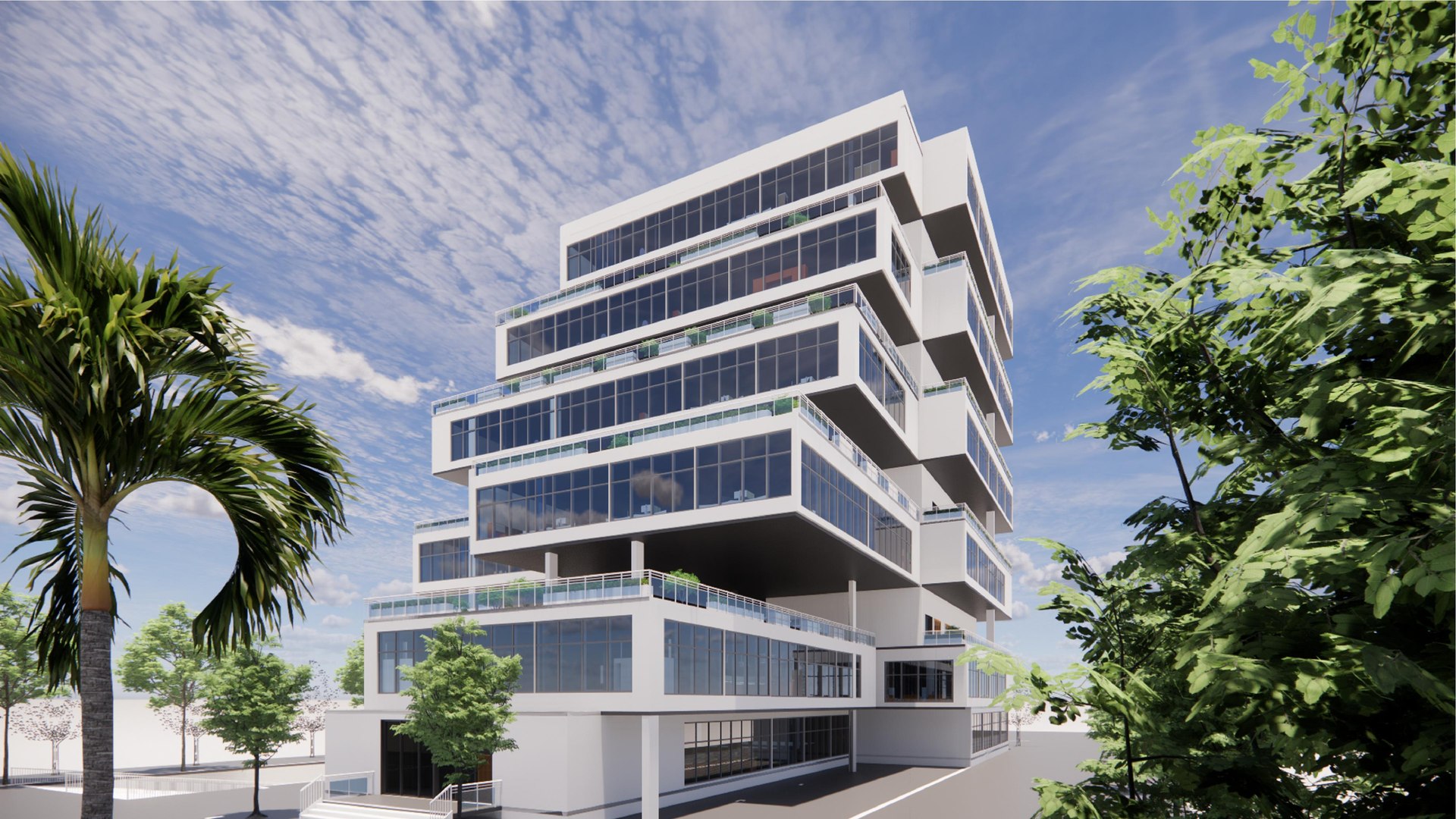 Revit Bank Headquarter Building Model 3D Model - TurboSquid 1852575