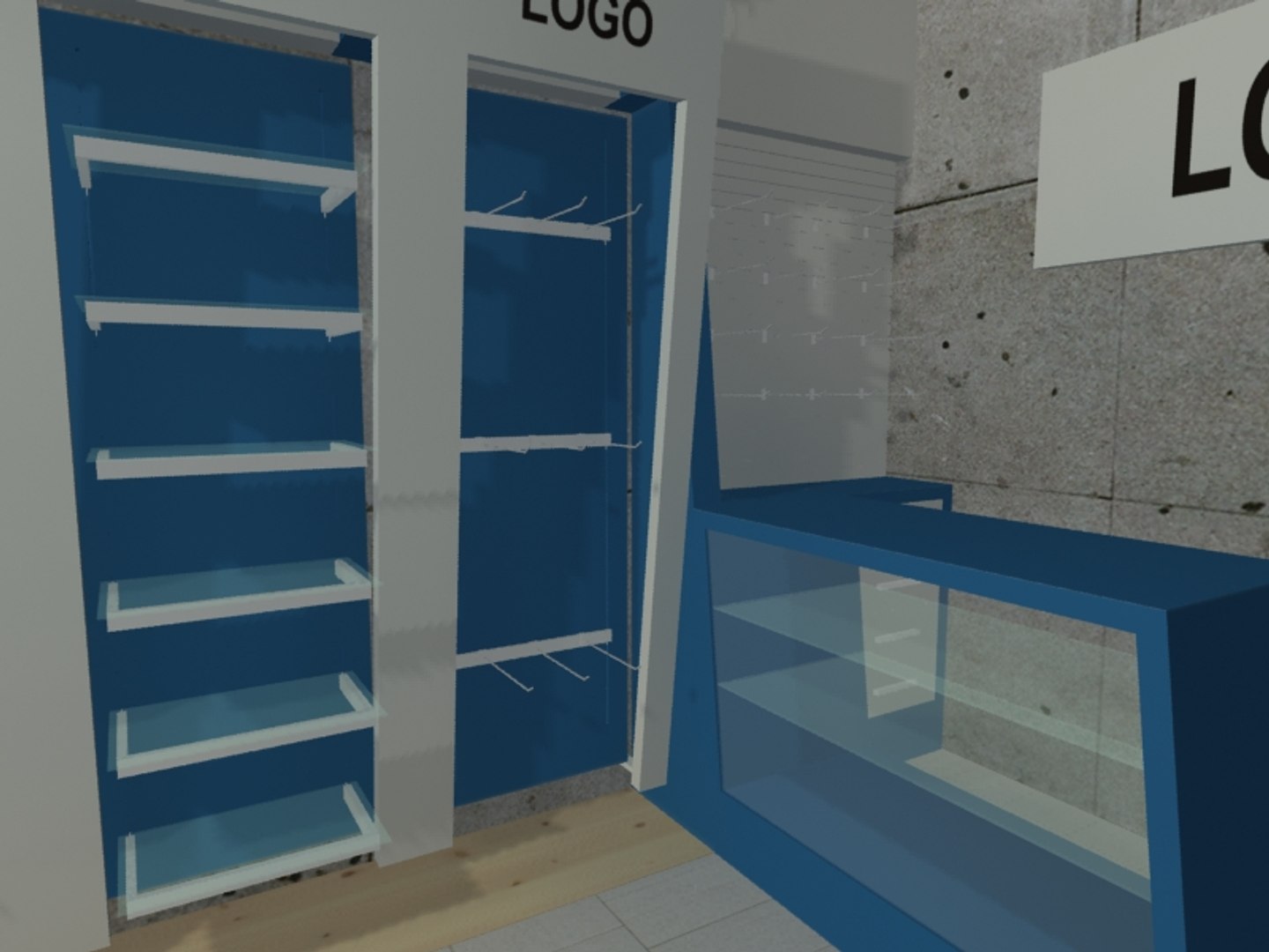 3d Shop Storage