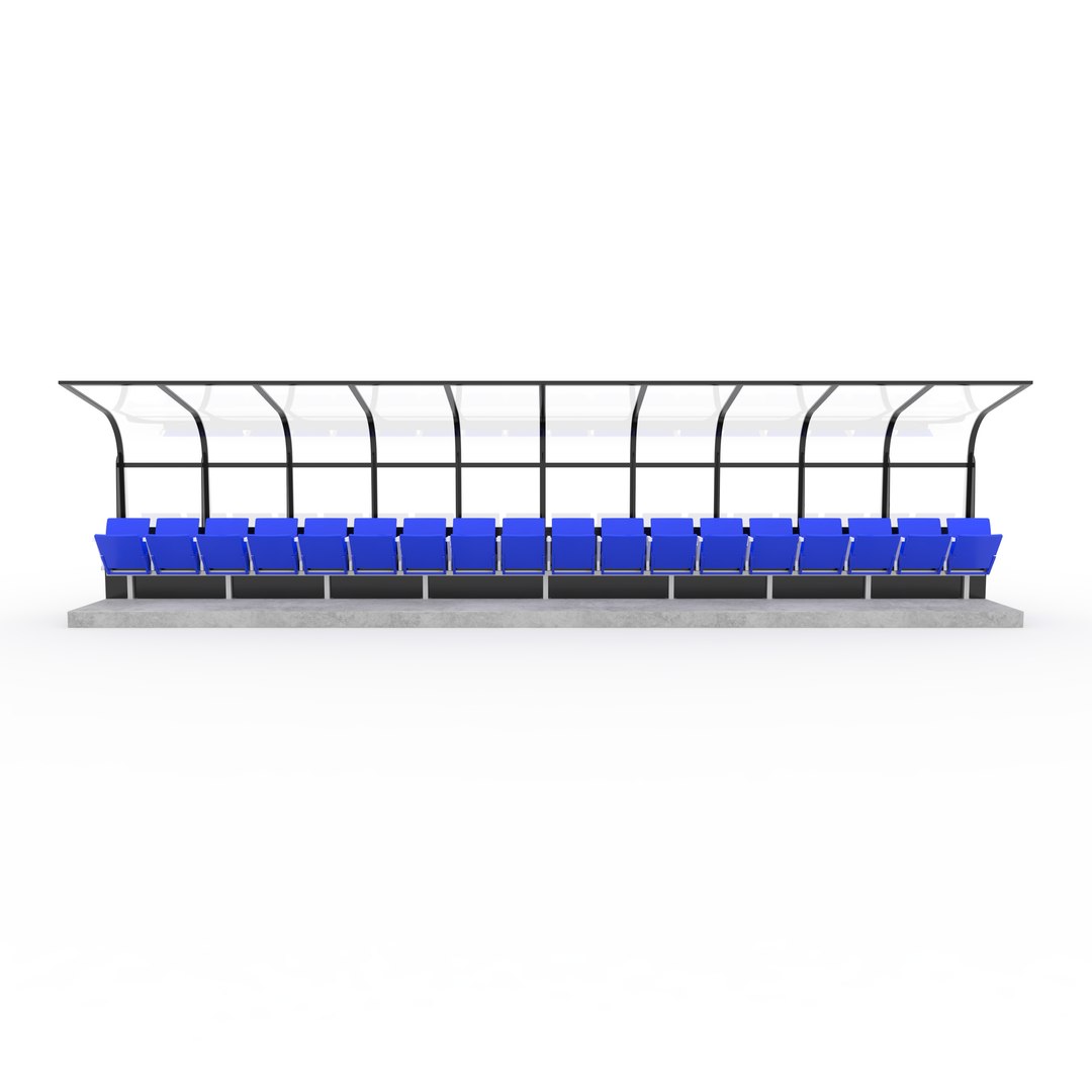 Soccer Bench 15 3D Model - TurboSquid 2365842