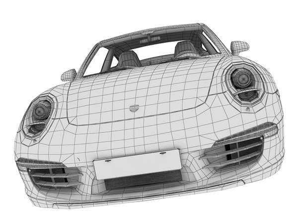 porsche 911 carrera 3d model