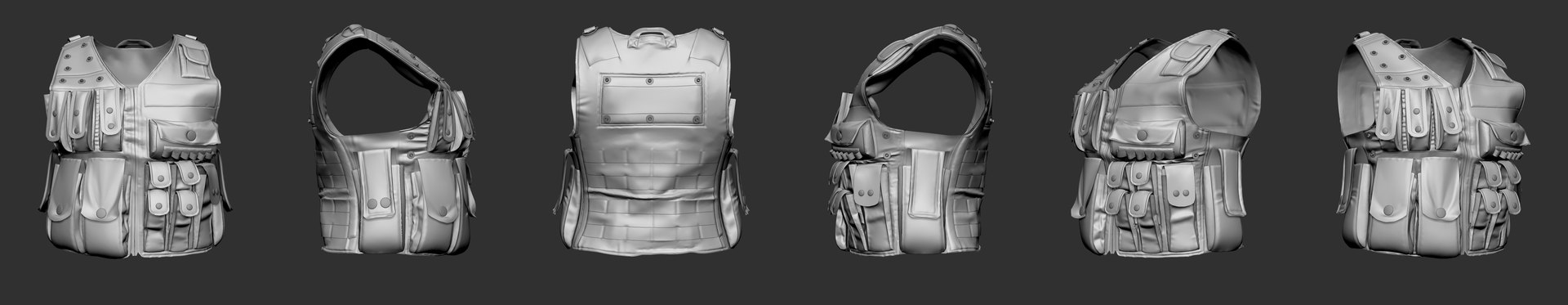 Tactical Vest 3D model - TurboSquid 1779038