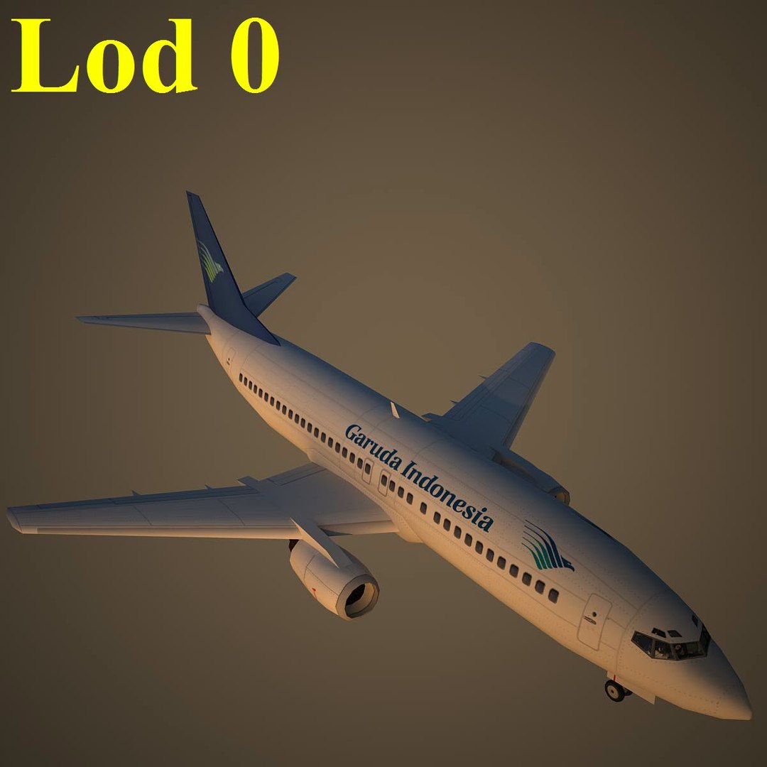 3d Boeing Gia Model