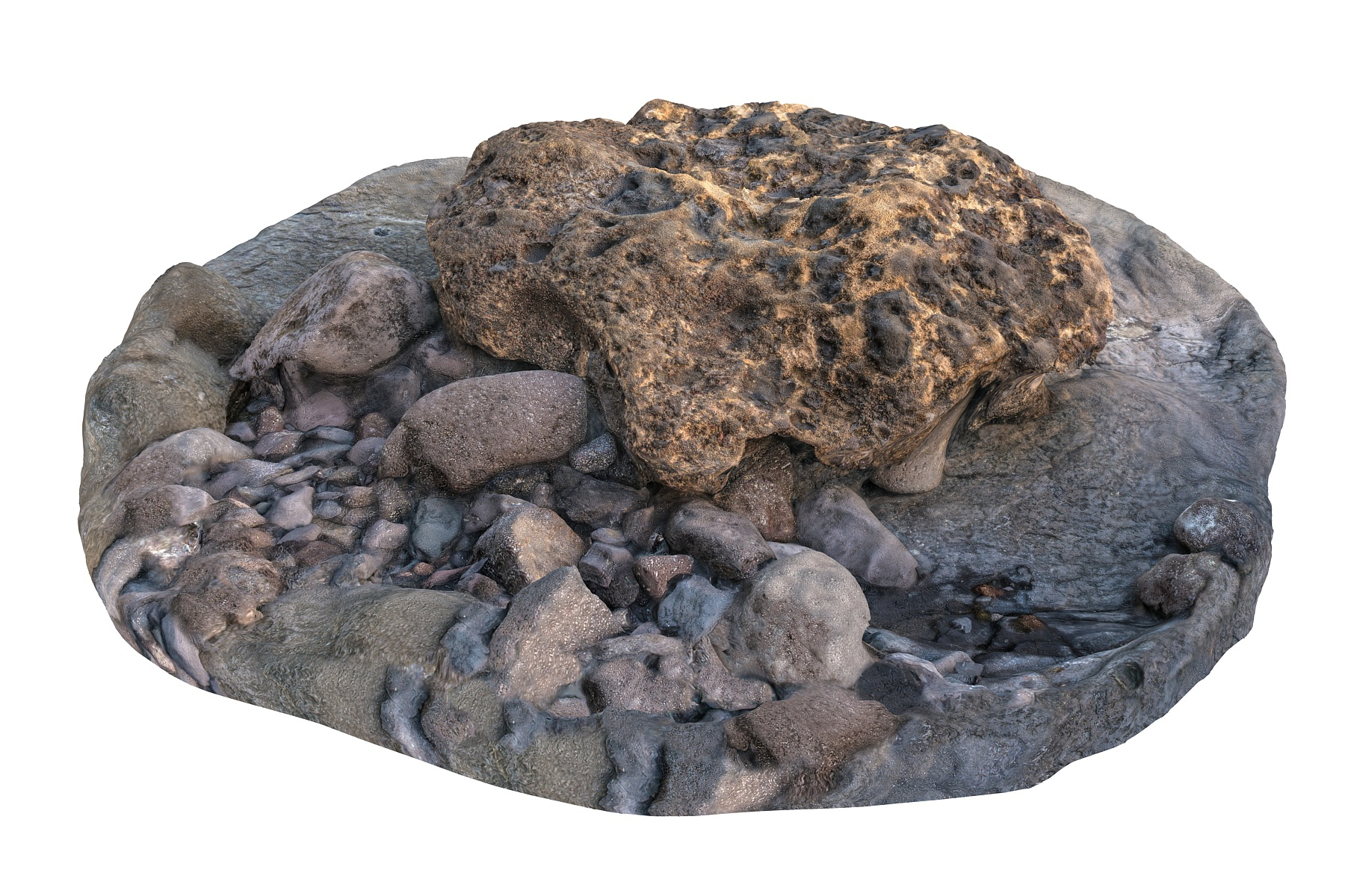 maya rock scan hd 8k