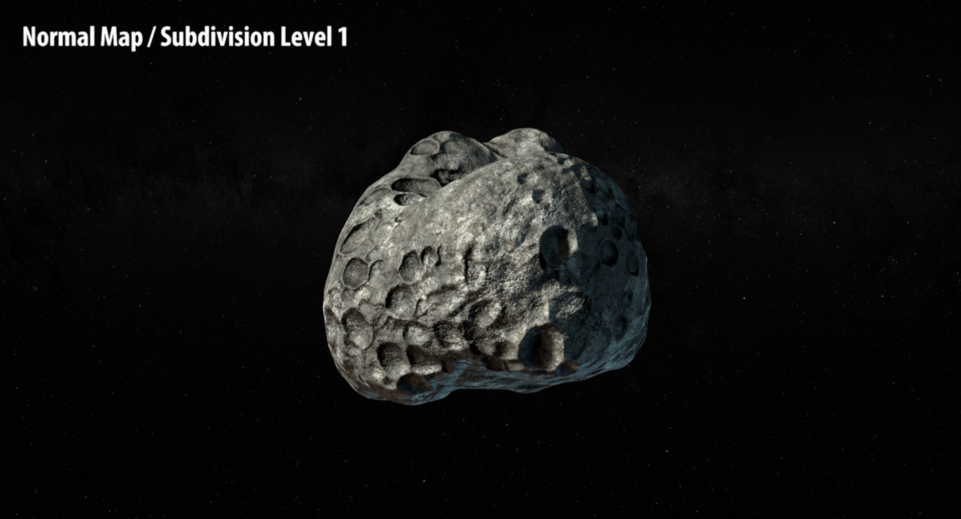 asteroid 19 3d max