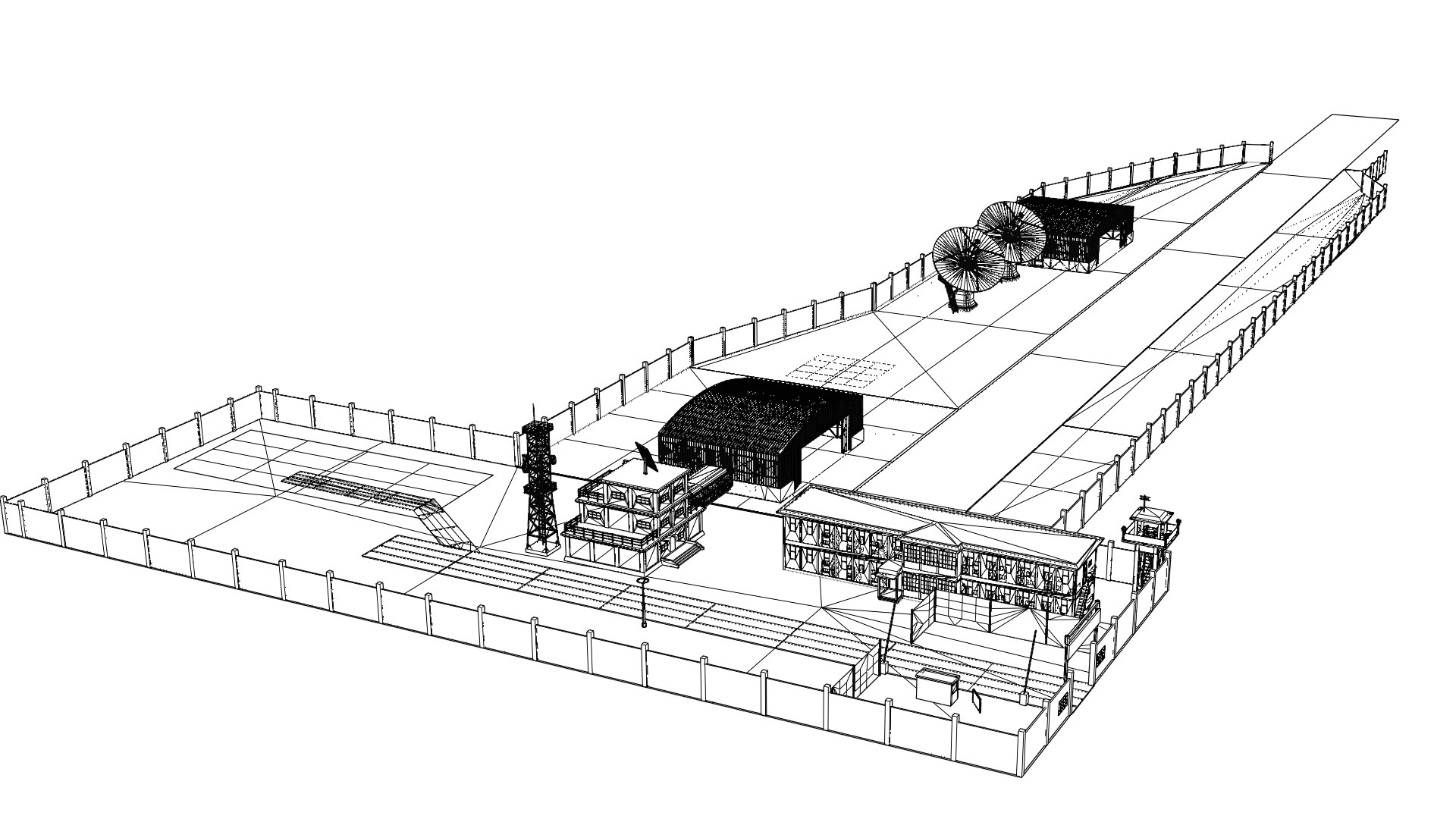 Army Base 3D Model - TurboSquid 2225538
