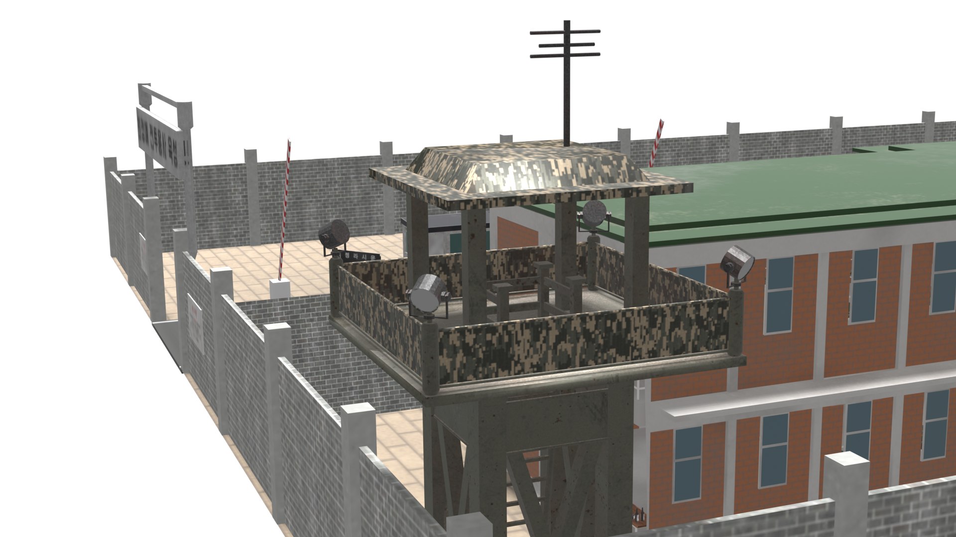 Army Base 3D Model - TurboSquid 2225538