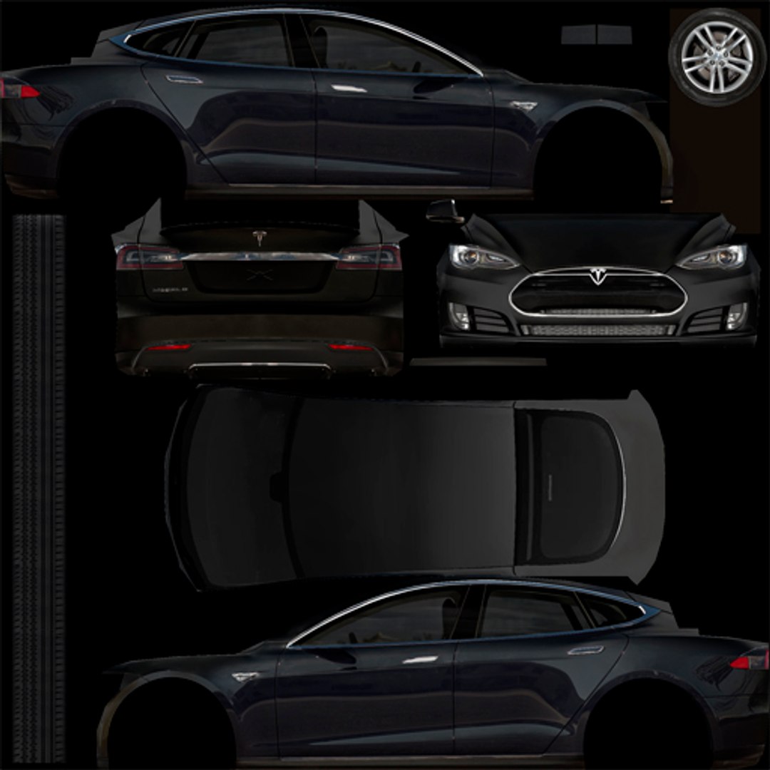 3d Model Tesla S