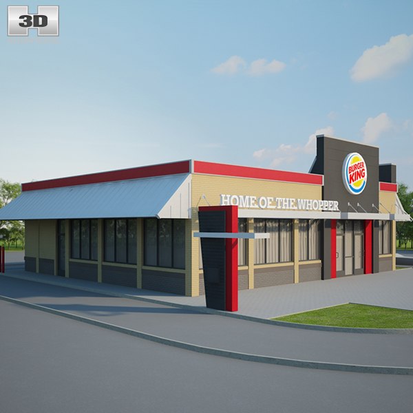 Fast Food Restaurant 3D Models for Download | TurboSquid