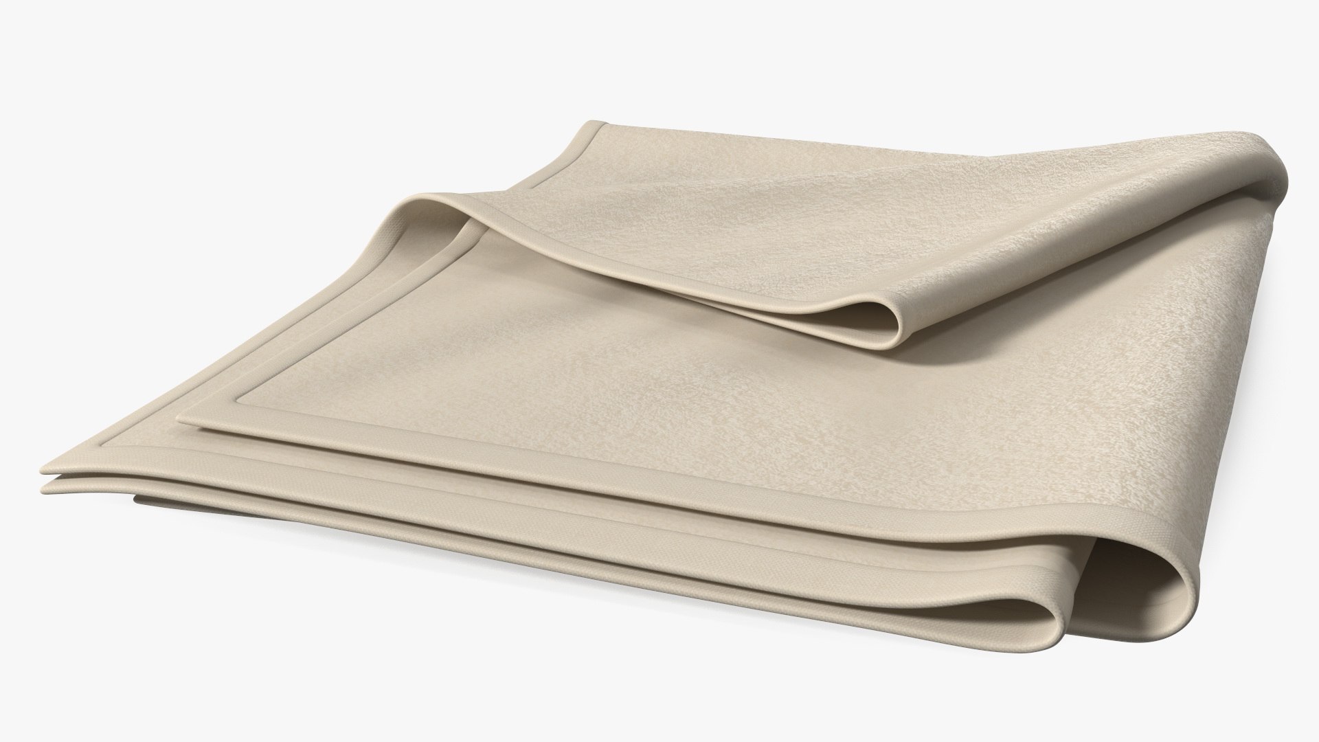 Folded Bath Towel 3D Model - TurboSquid 2314010