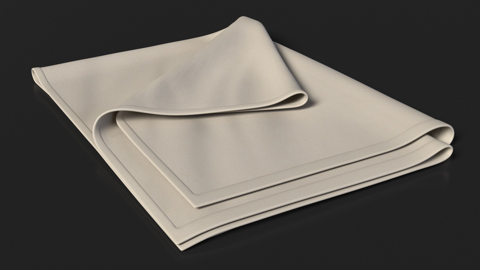 Folded Bath Towel 3D Model - TurboSquid 2314010