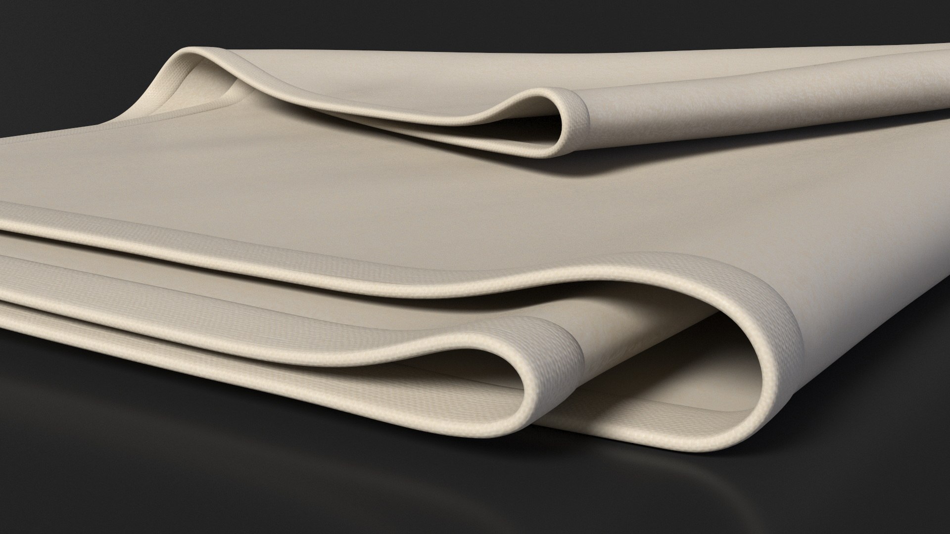 Folded Bath Towel 3D Model - TurboSquid 2314010