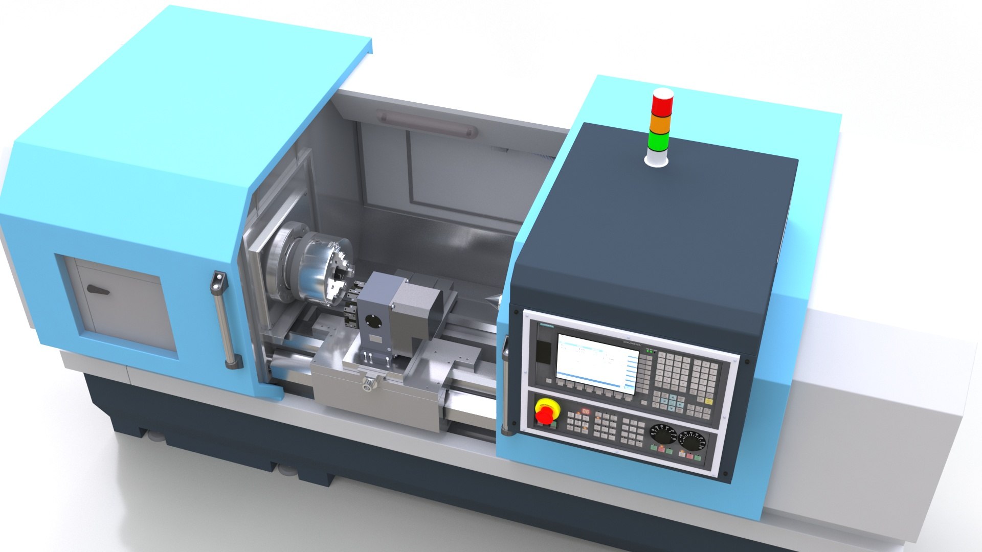 3D CNC Machine - TurboSquid 2265883