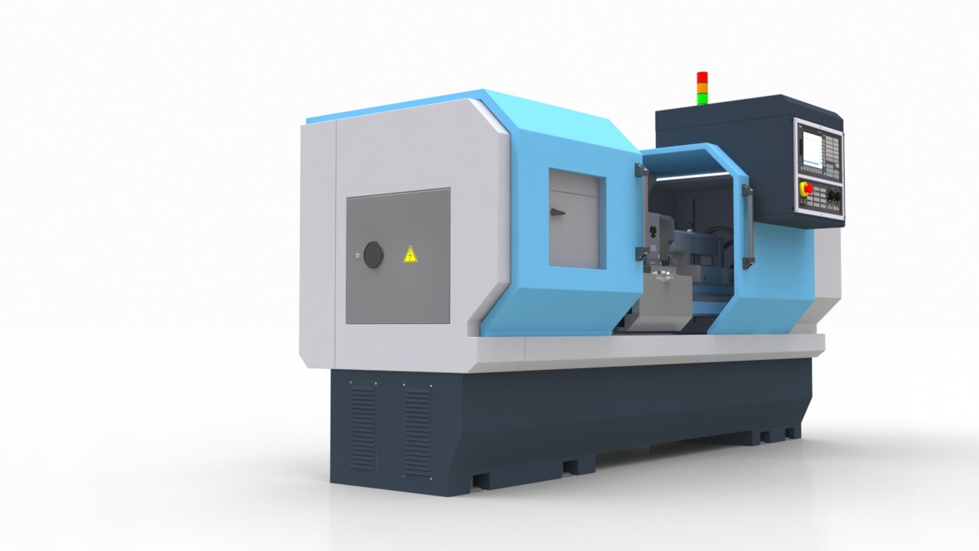 3D CNC Machine - TurboSquid 2265883