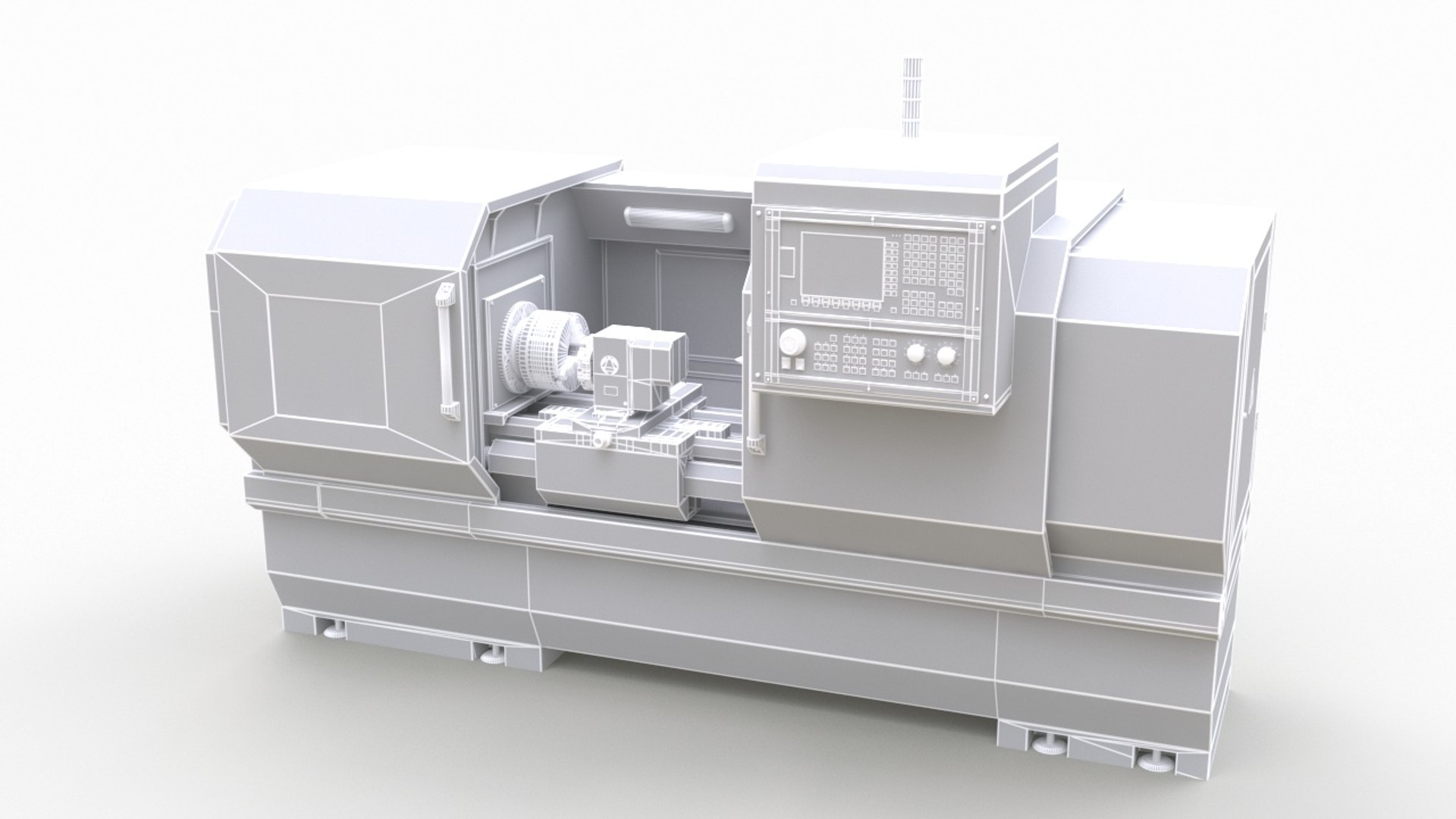 3D CNC Machine - TurboSquid 2265883