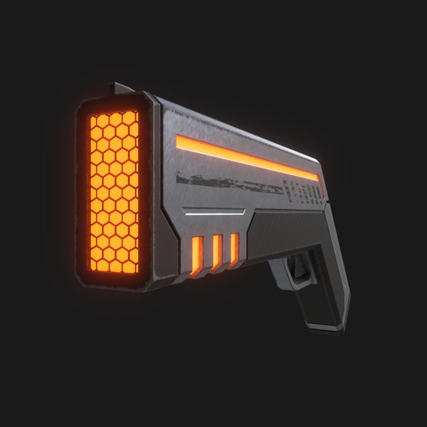 Sci-Fi Gun 001 3D model - TurboSquid 1933800