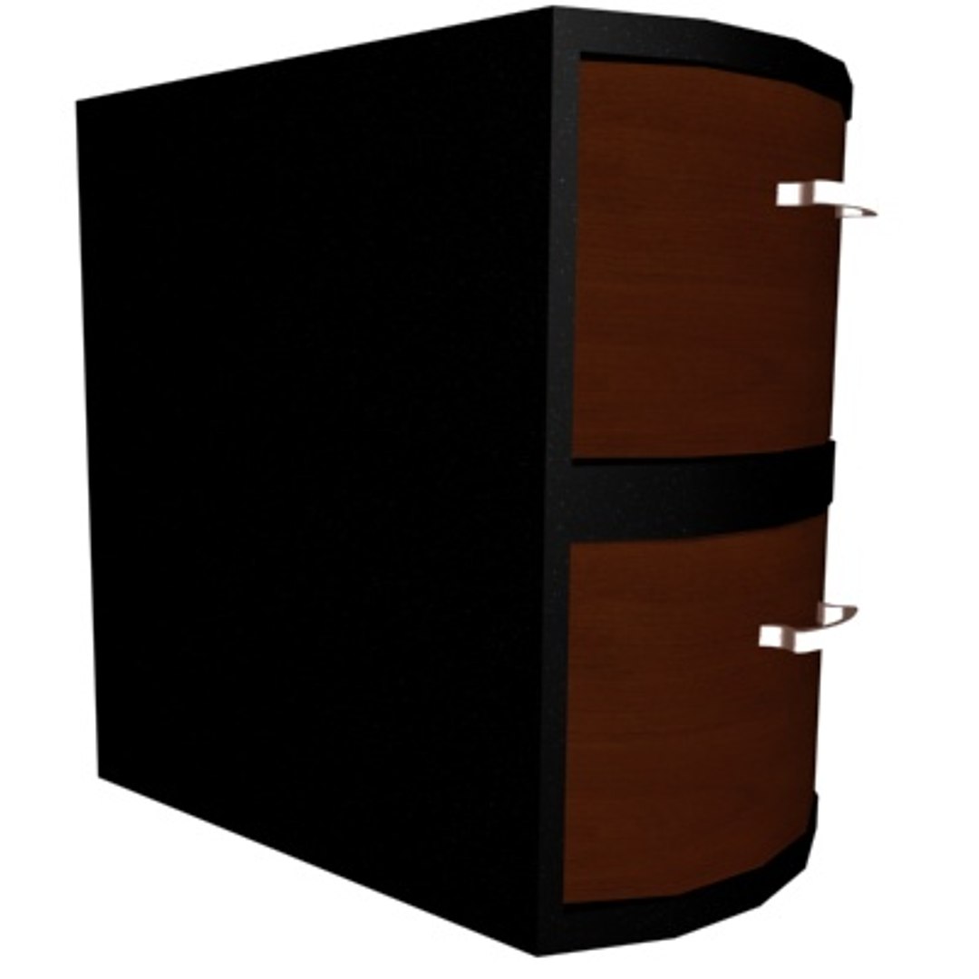 3d file cabinet drawer model
