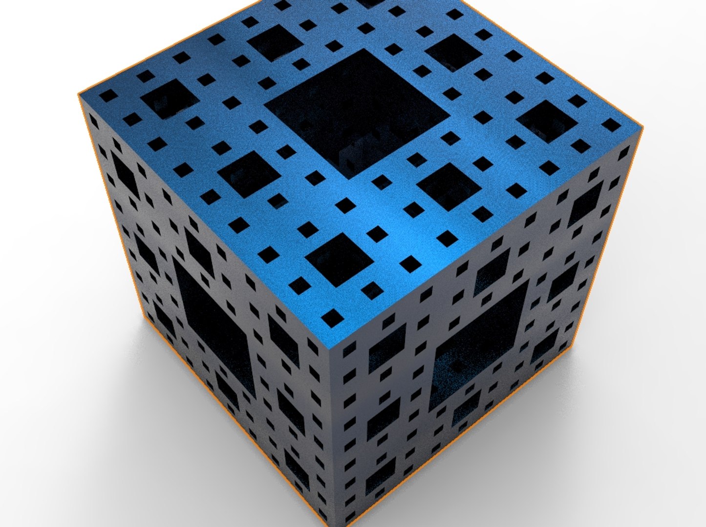 Menger Sponge Cube Model - TurboSquid 1513702