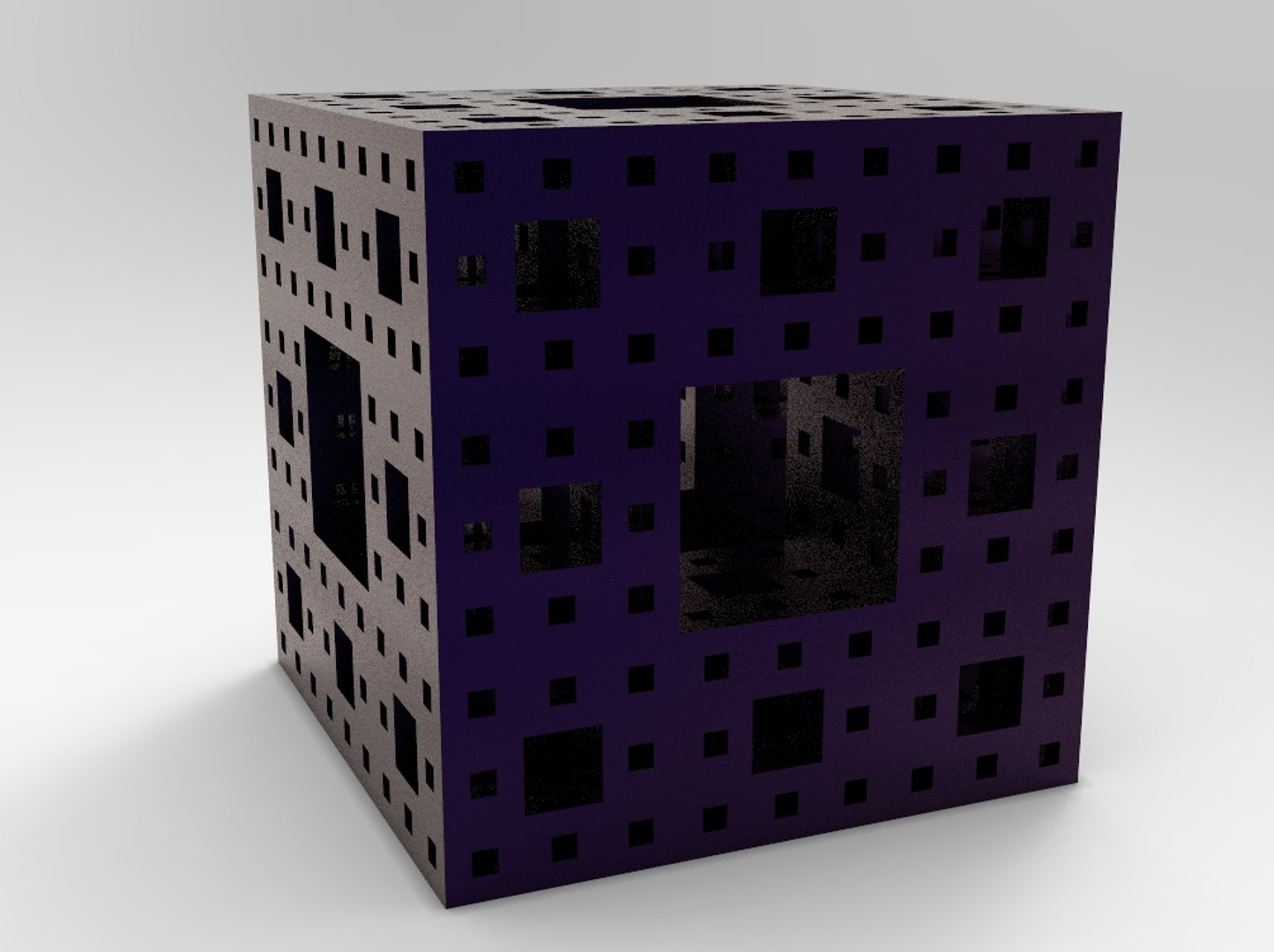 Menger Sponge Cube Model - TurboSquid 1513702