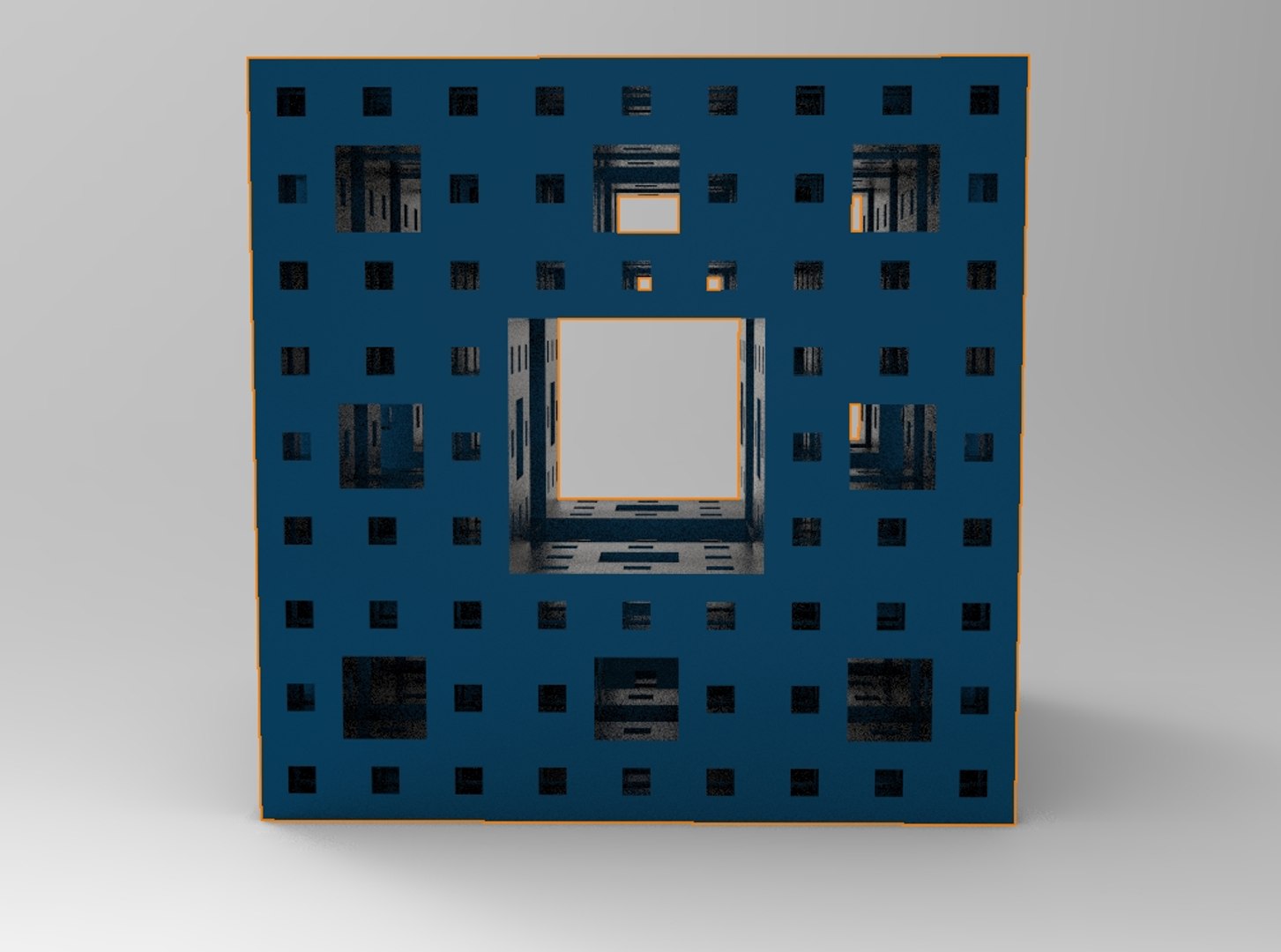 Menger Sponge Cube Model - TurboSquid 1513702
