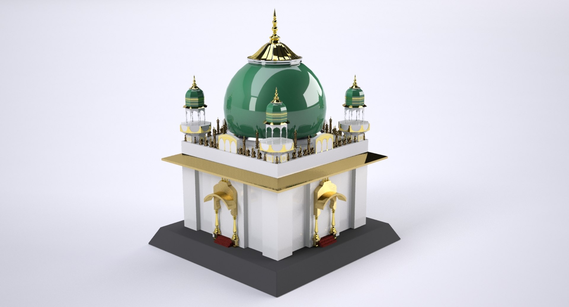 3ds Max Roza Mosque