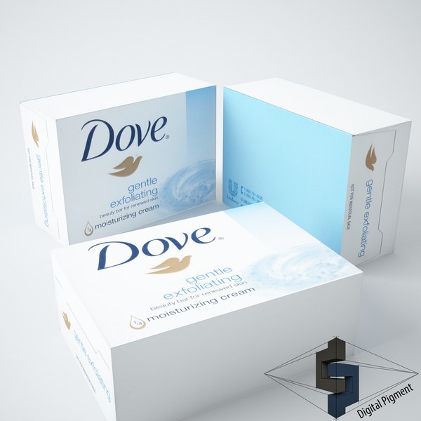 3d dove soap model