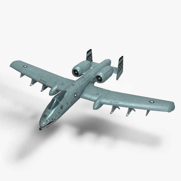 3D A10 Warthog model - TurboSquid 1918614