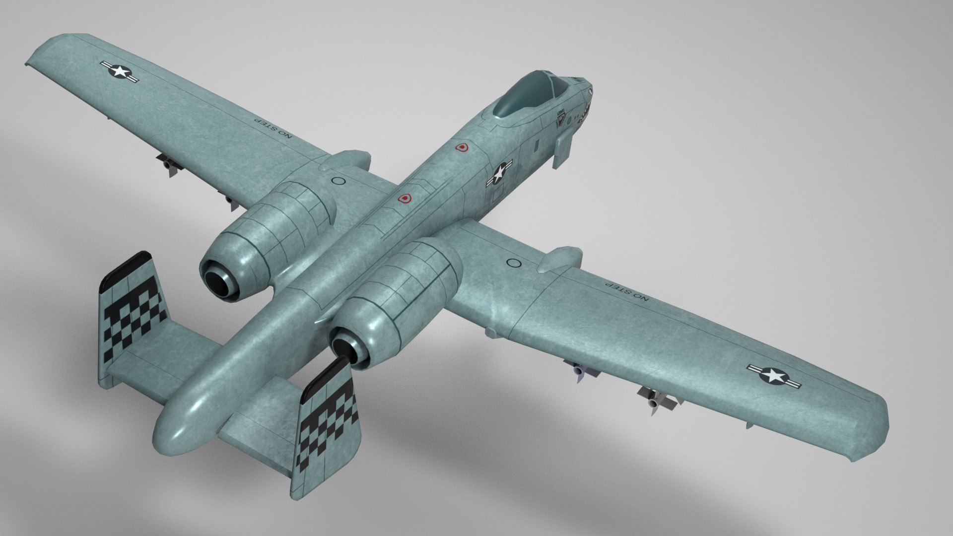 3D A10 Warthog Model - TurboSquid 1918614