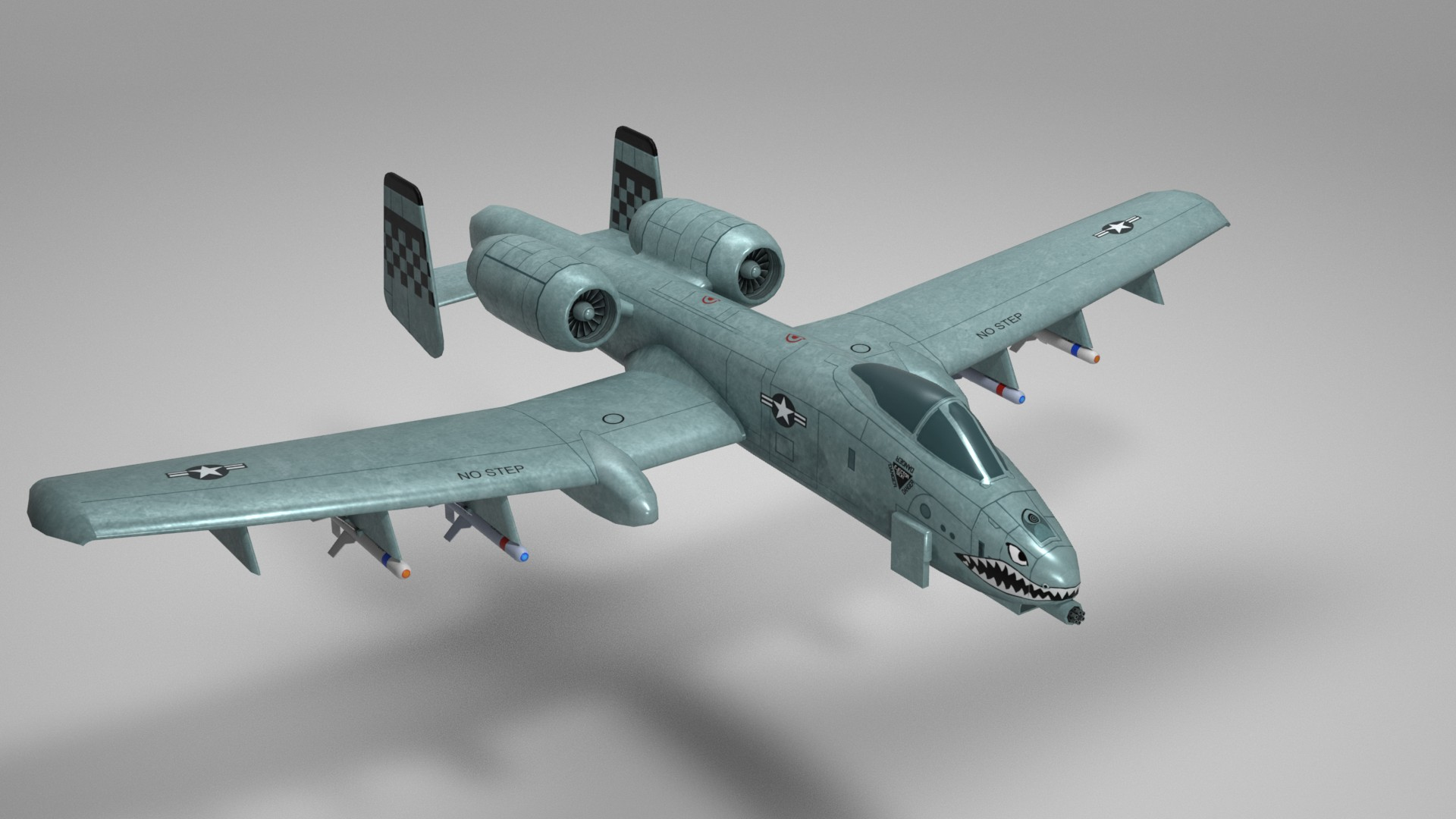 3D A10 Warthog Model - TurboSquid 1918614