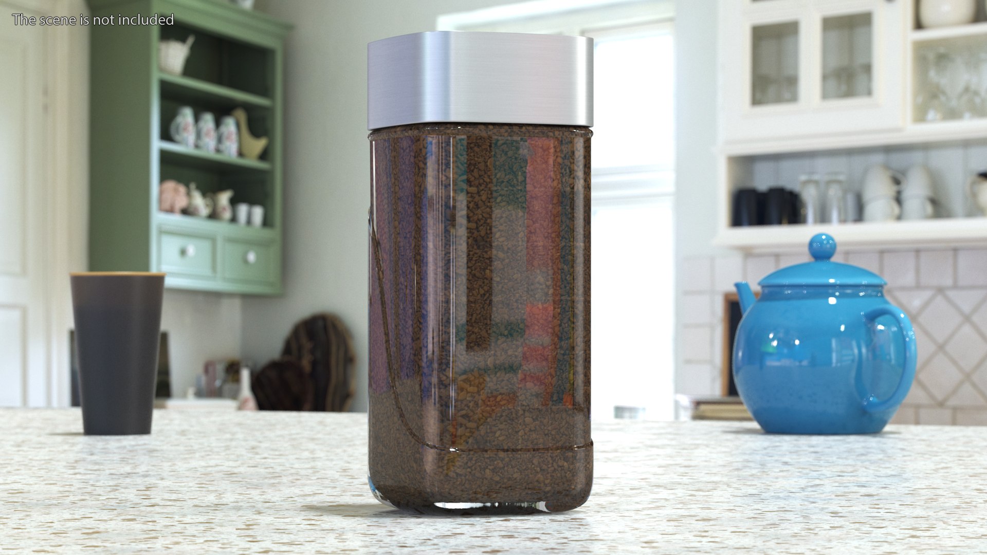 3D Model Instant Coffee Jar 200g - TurboSquid 2147289