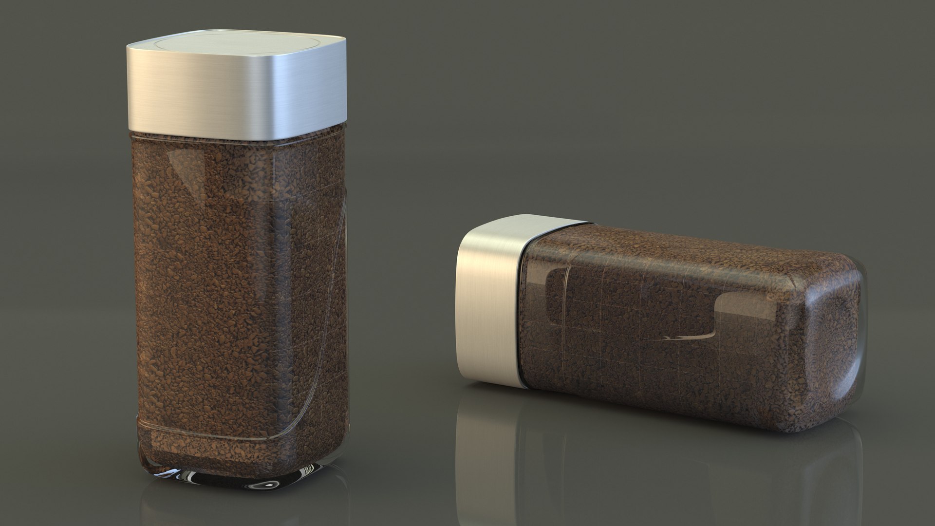 3D Model Instant Coffee Jar 200g - TurboSquid 2147289
