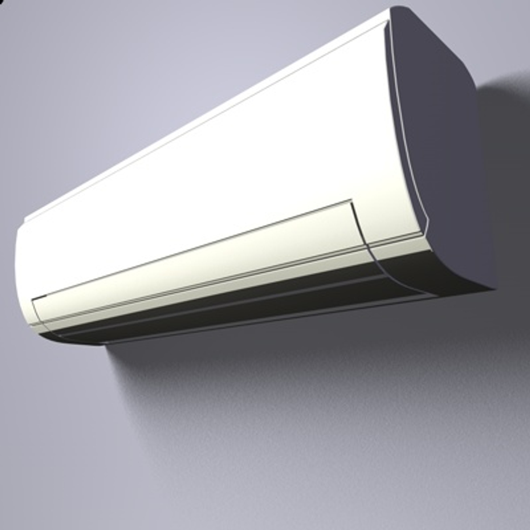 european style air conditioner 3d model