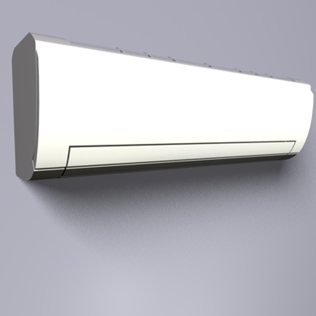 European Style Air Conditioner 3d Model