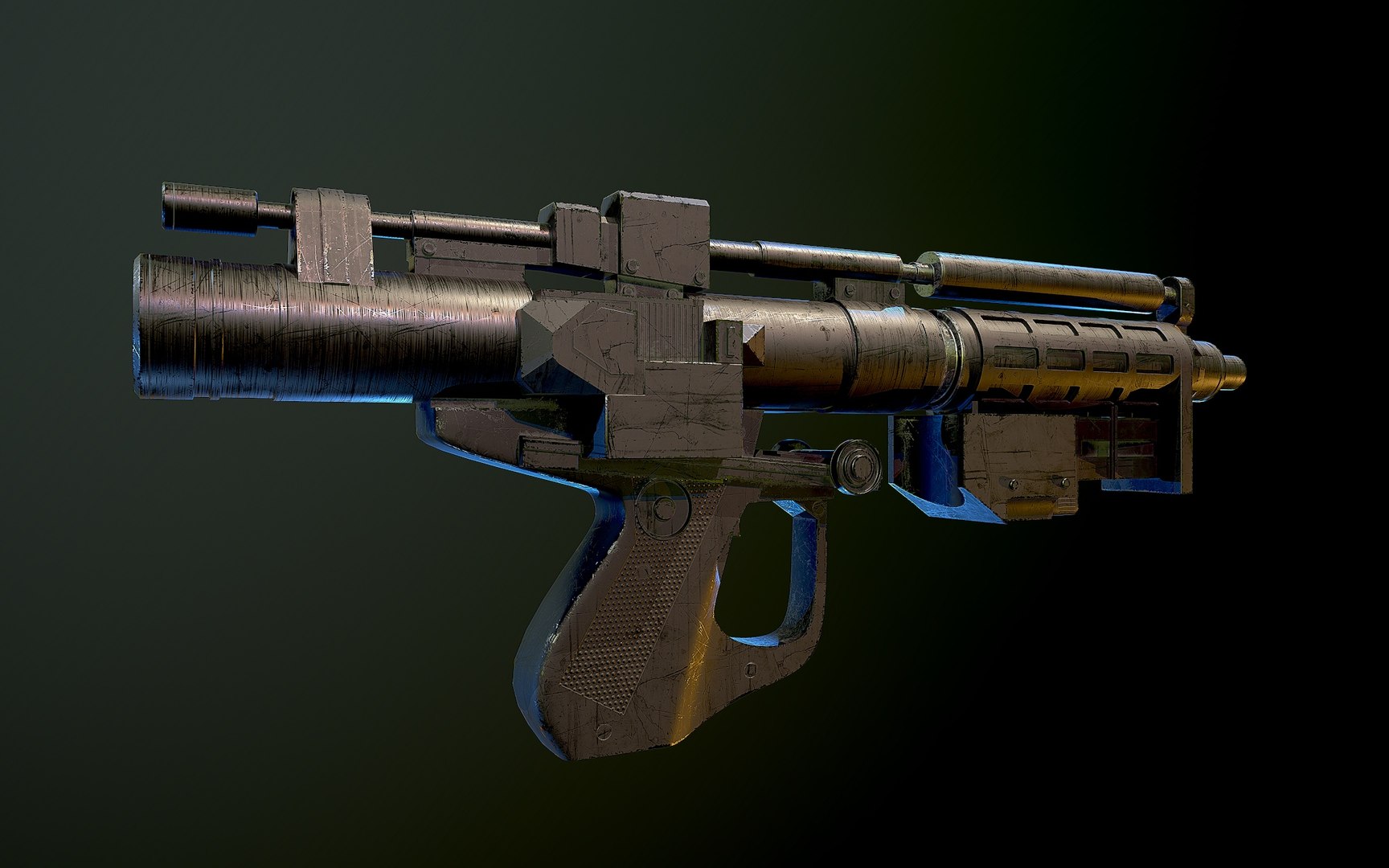 E5 Blaster Rifle Star Wars 3D Model - TurboSquid 1966630