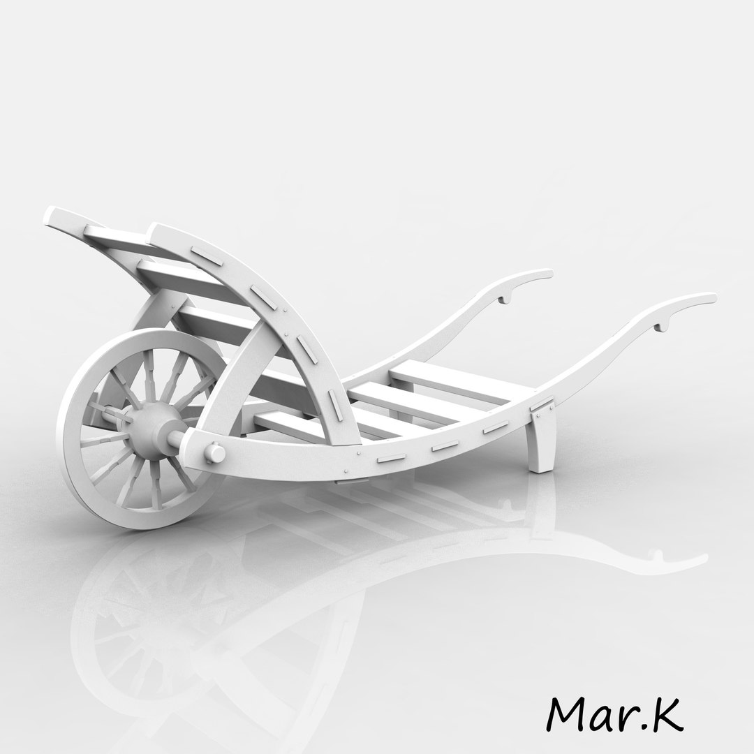 3dsmax Wheel-barrow Barrow
