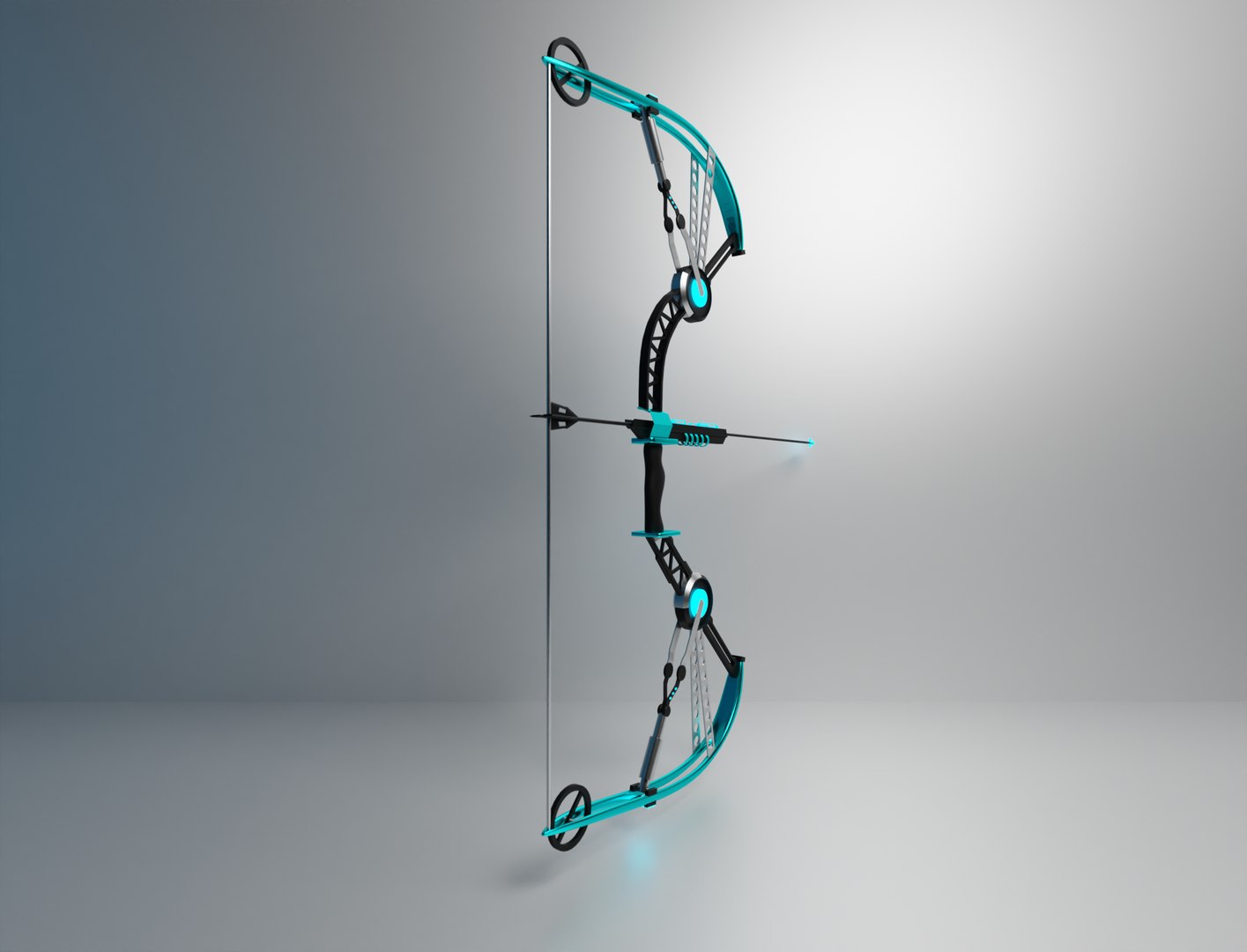 High Tech Bow LightArrowWeapon - LAW 3D Model - TurboSquid 2036483