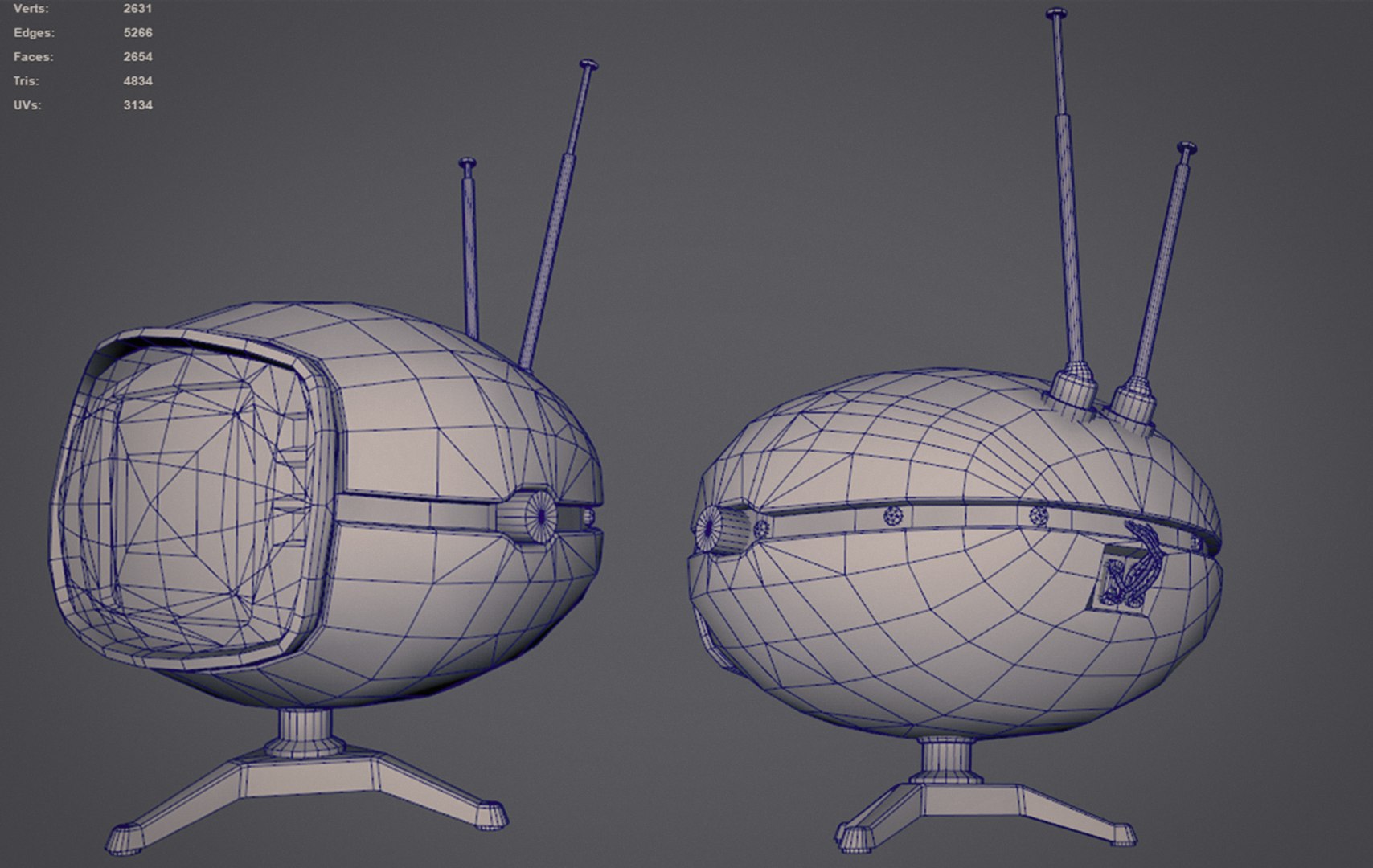 Retro Tv 3D Model - TurboSquid 1435173