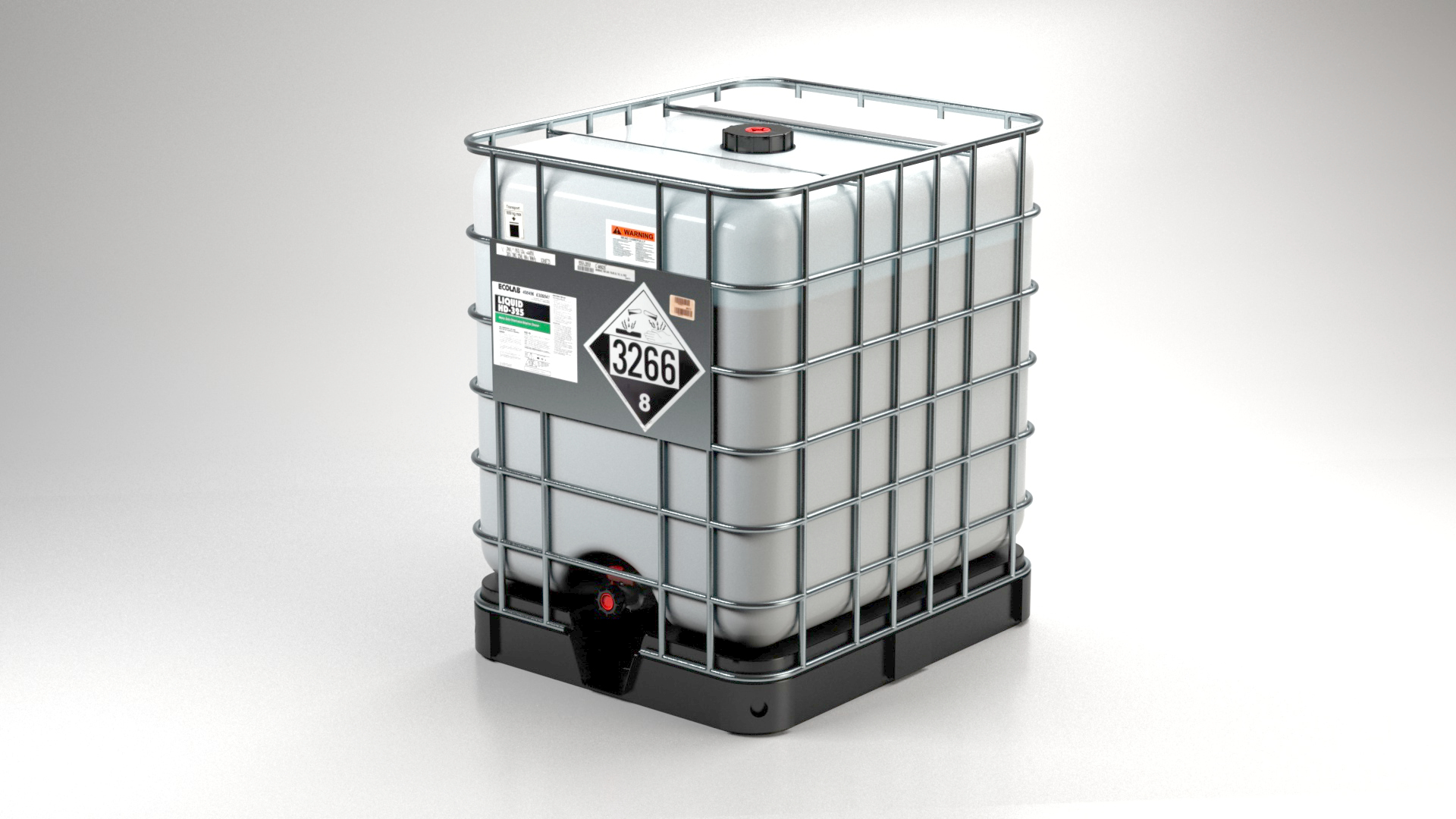 IBC Container 1000 Litre 3D Model - TurboSquid 1881750